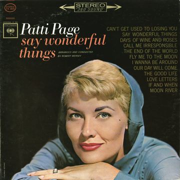 Say Wonderful Things | Álbum de Patti Page - LETRAS.MUS.BR