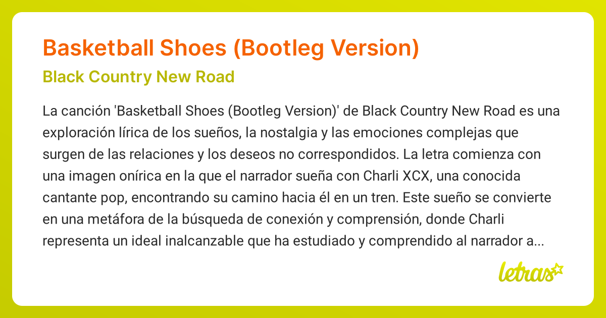 Significado de la canción Basketball Shoes (Bootleg Version) (Black ...