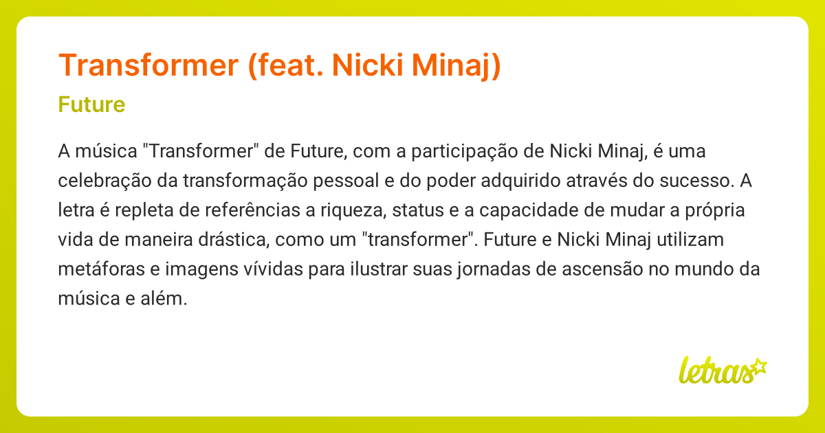 Transformer nicki store