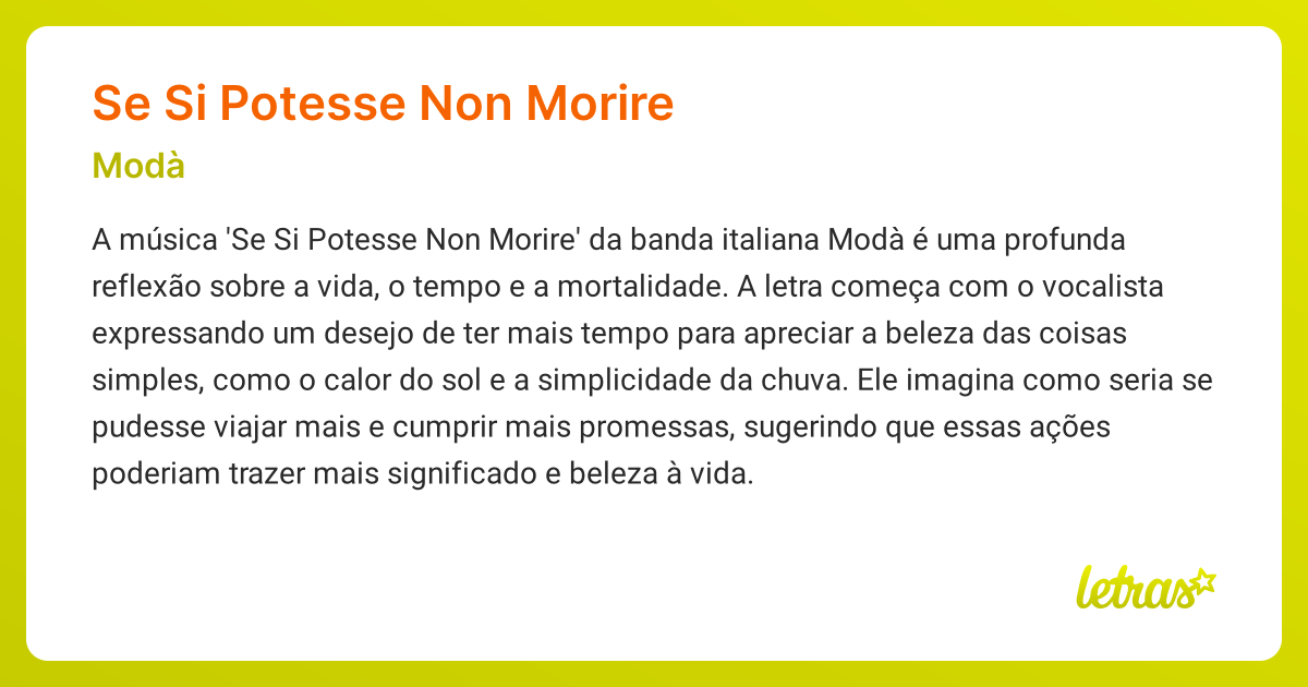 significado-da-m-sica-se-si-potesse-non-morire-mod-letras-mus-br