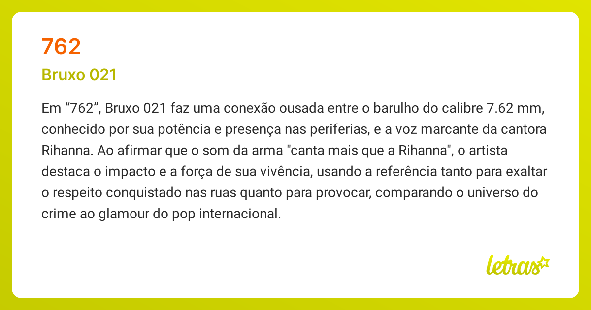 Significado da música 762 (Bruxo 021) - LETRAS.MUS.BR