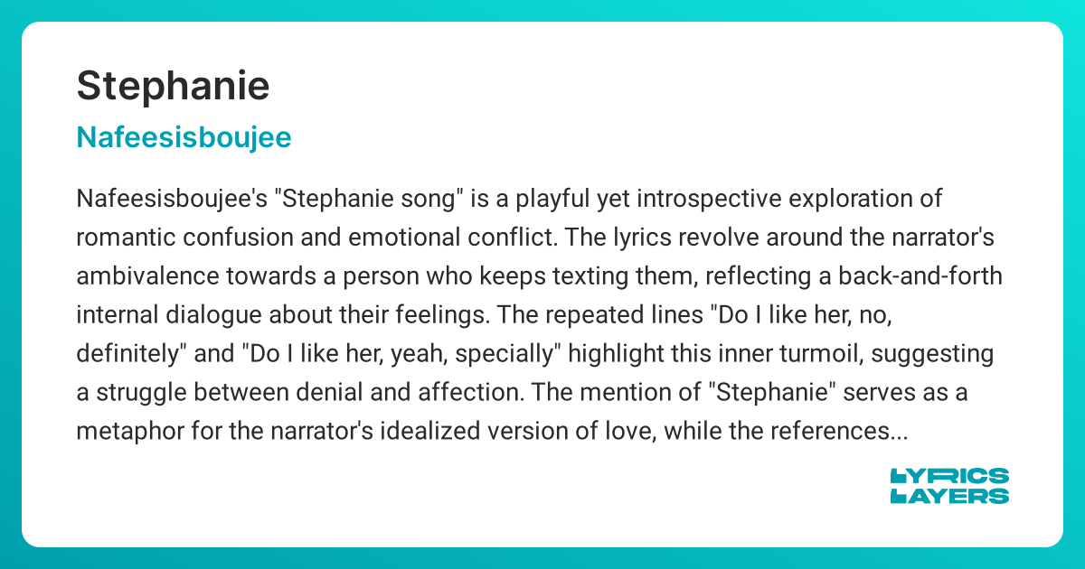 Meaning of STEPHANIE (Nafeesisboujee)