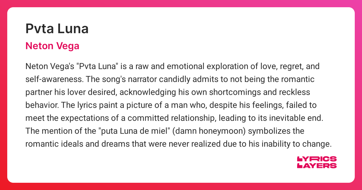 Meaning of PVTA LUNA (Neton Vega)