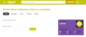 Como enviar letras de músicas e traduções para o Letras.mus.br
