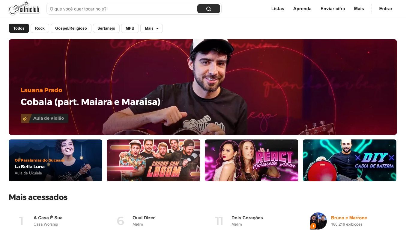 História do Letras.mus.br: como surgiu o site de letras de música