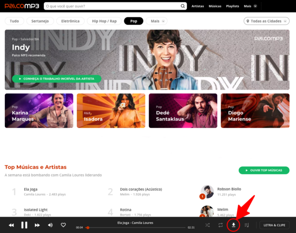 Blog do Palco MP3 - ouça o novo