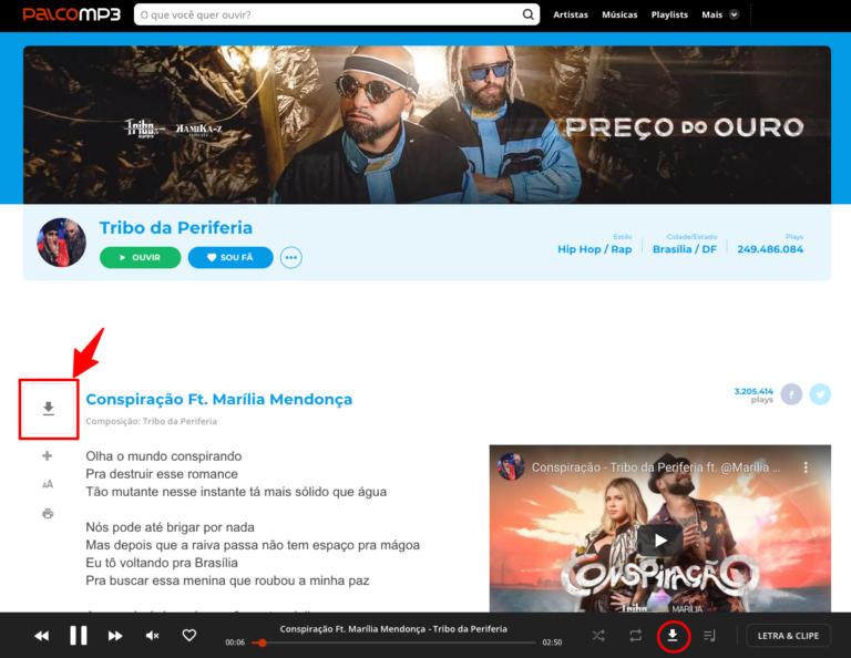 Blog do Palco MP3 - ouça o novo