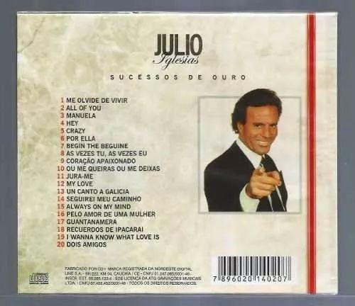 Julio Iglesias Sucessos de Ouro - Julio Iglesias | Cifra Club