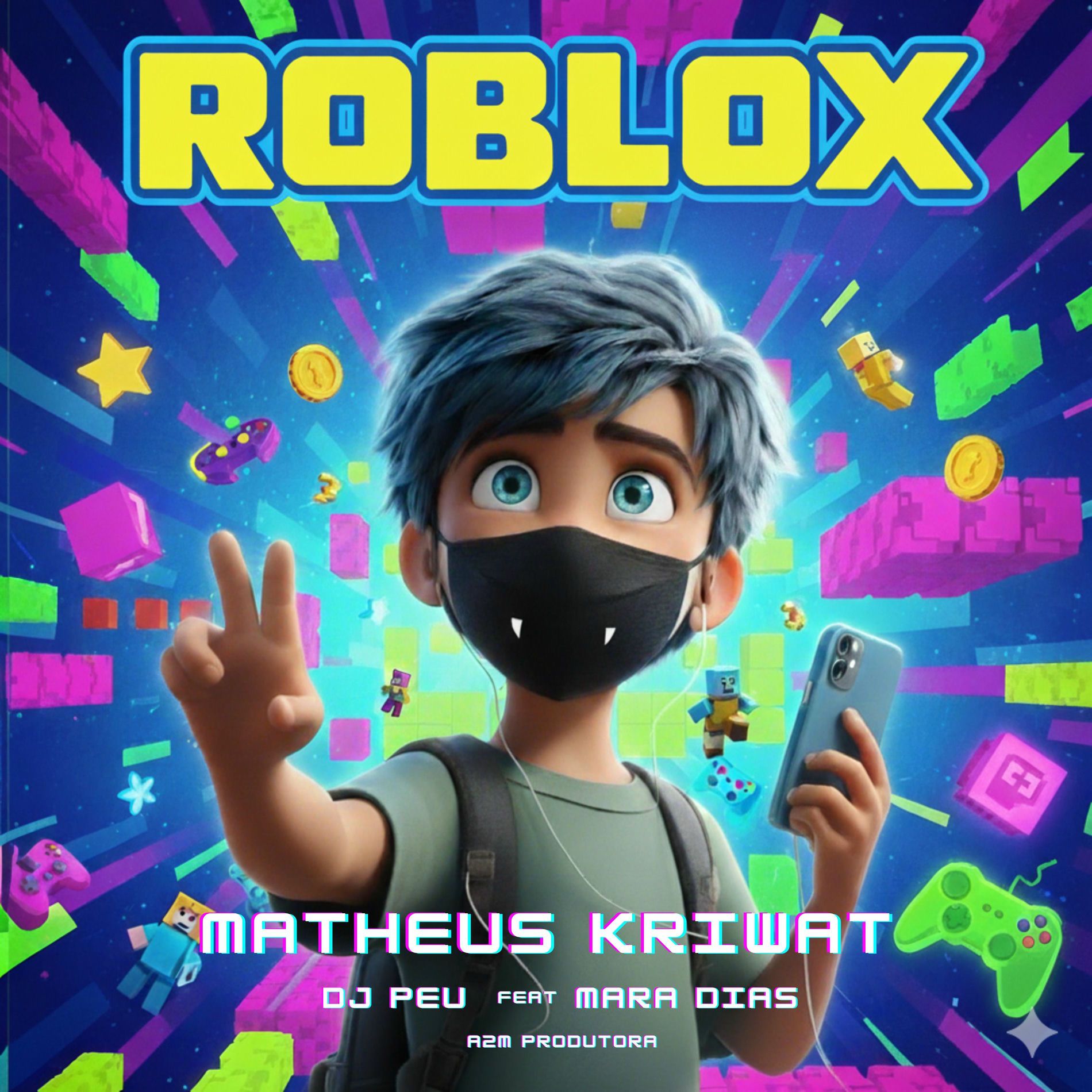 Roblox (part. MATHEUS KRIWAT) | Single de Mara Dias - LETRAS.MUS.BR