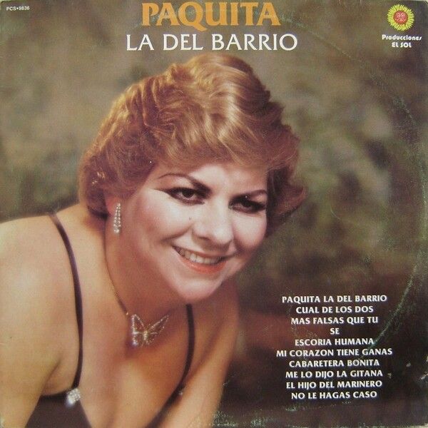 Paquita La Del Barrio (1986) | Álbum de Paquita La Del Barrio - LETRAS.MUS.BR
